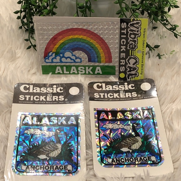 Vintage | Office | Vintage Alaska Stickers | Poshmark
